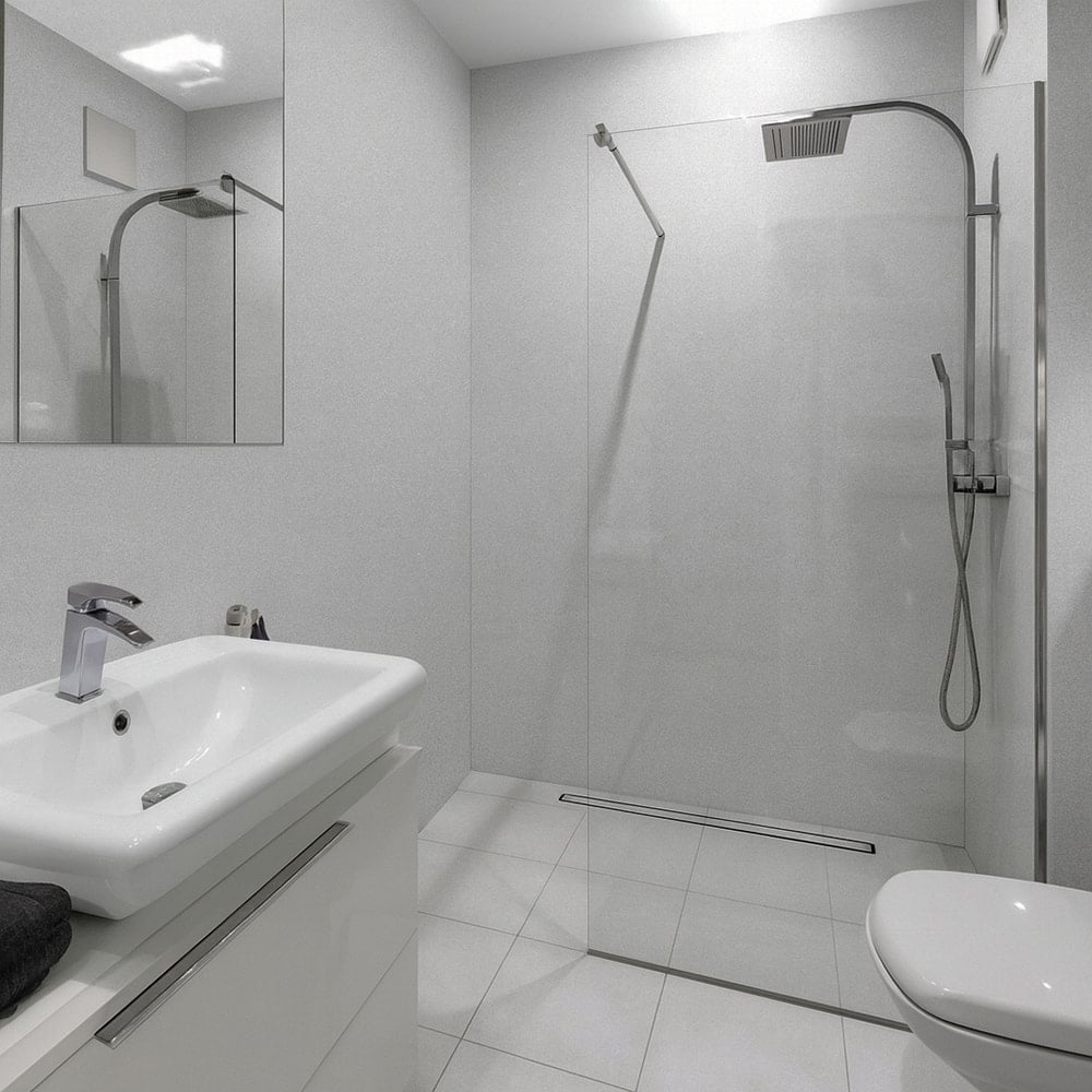 Platinum 10mm PVC Shower Panel (1m x 2.4m) - National Plastics