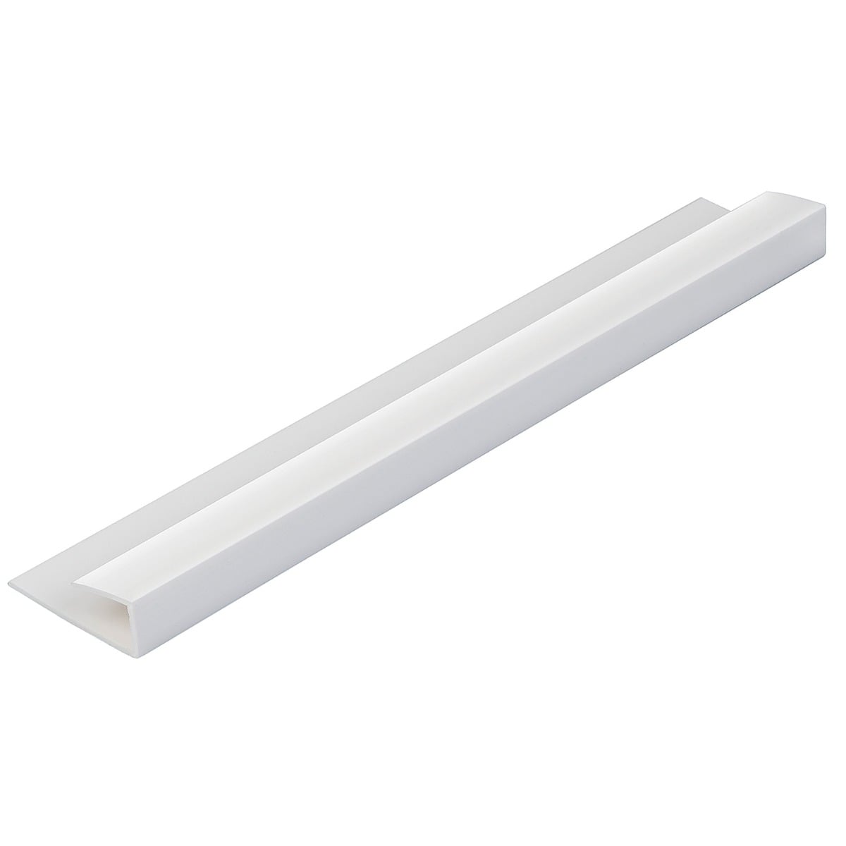 White 5mm Wall Panel End Cap (2.6m) - National Plastics